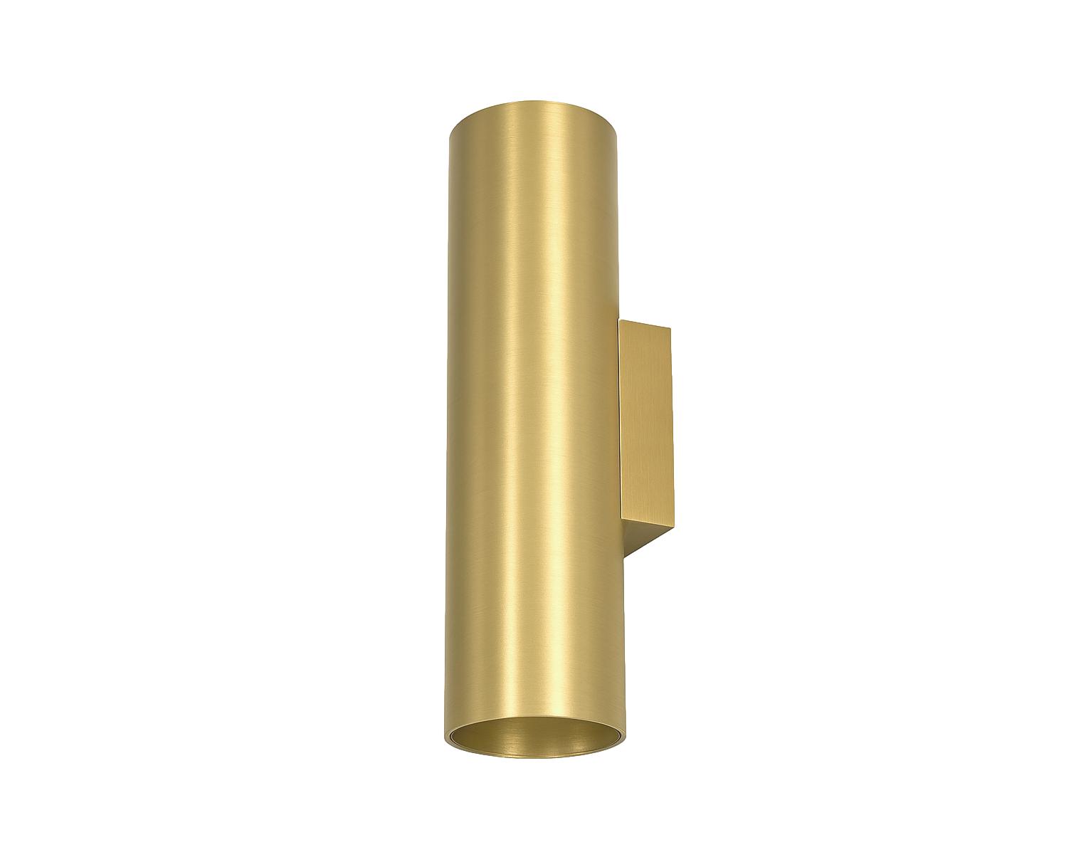 Gouden wandspot met GU10 fitting – www.railspot.nl